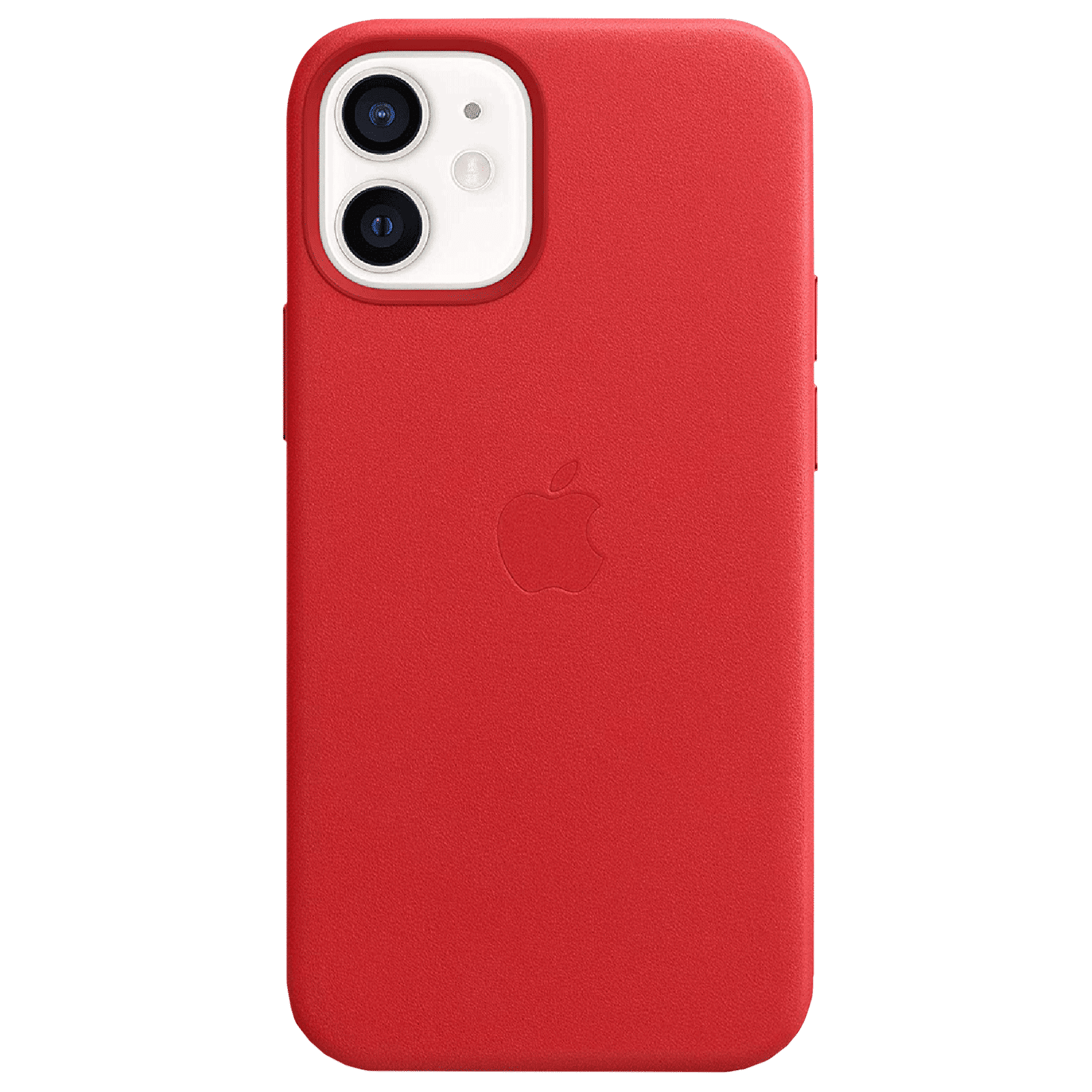 Buy Apple Soft Leather Back Cover for Apple iPhone 12, 12 Pro (Built-in ...