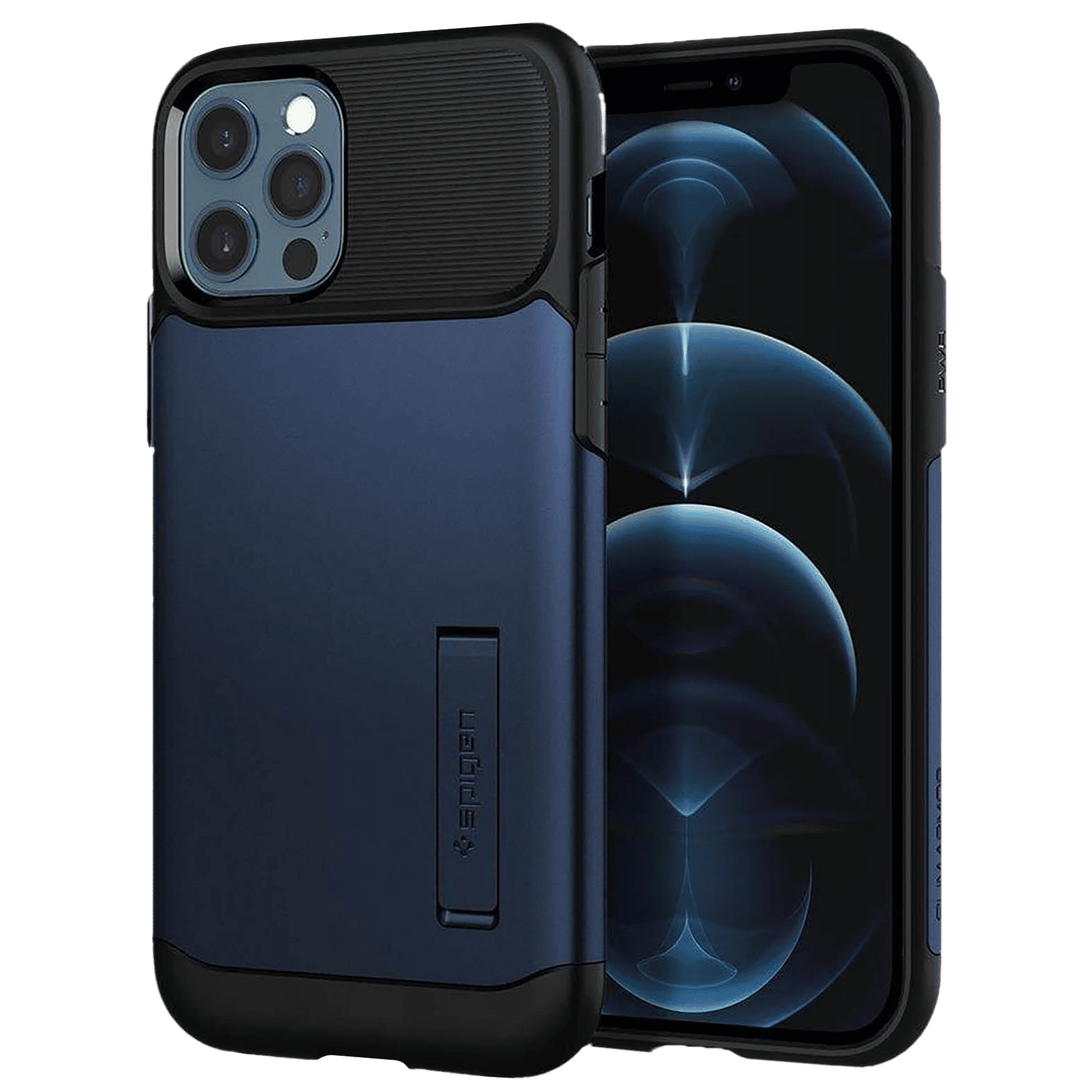 Buy Spigen Slim Armor TPU & PC Back Case For iPhone 12/iPhone 12 Pro ...