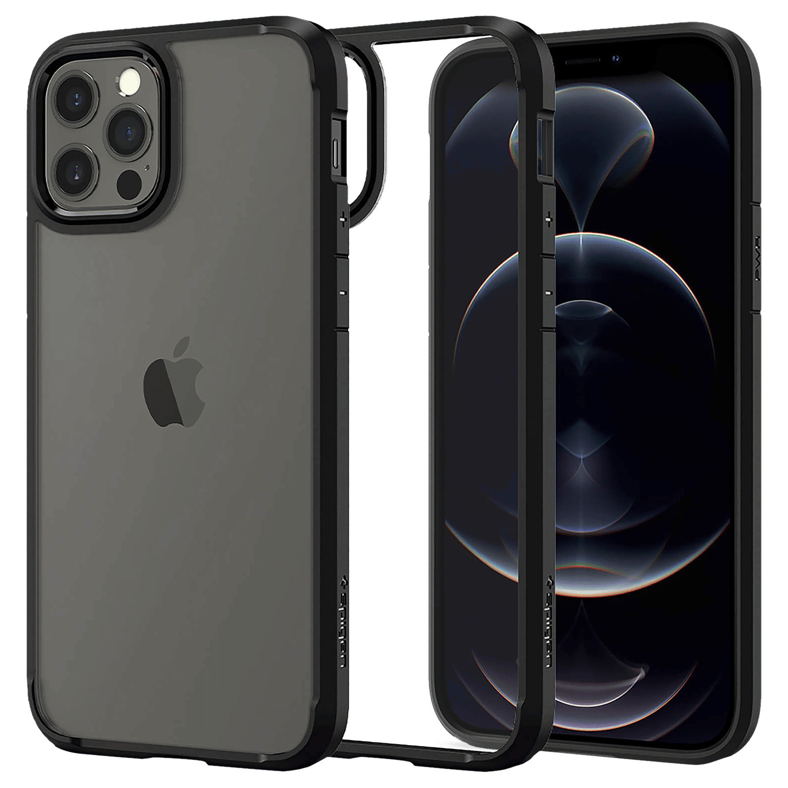 Buy spigen Crystal Hybrid TPU Back Cover for Apple iPhone 12 and iPhone ...