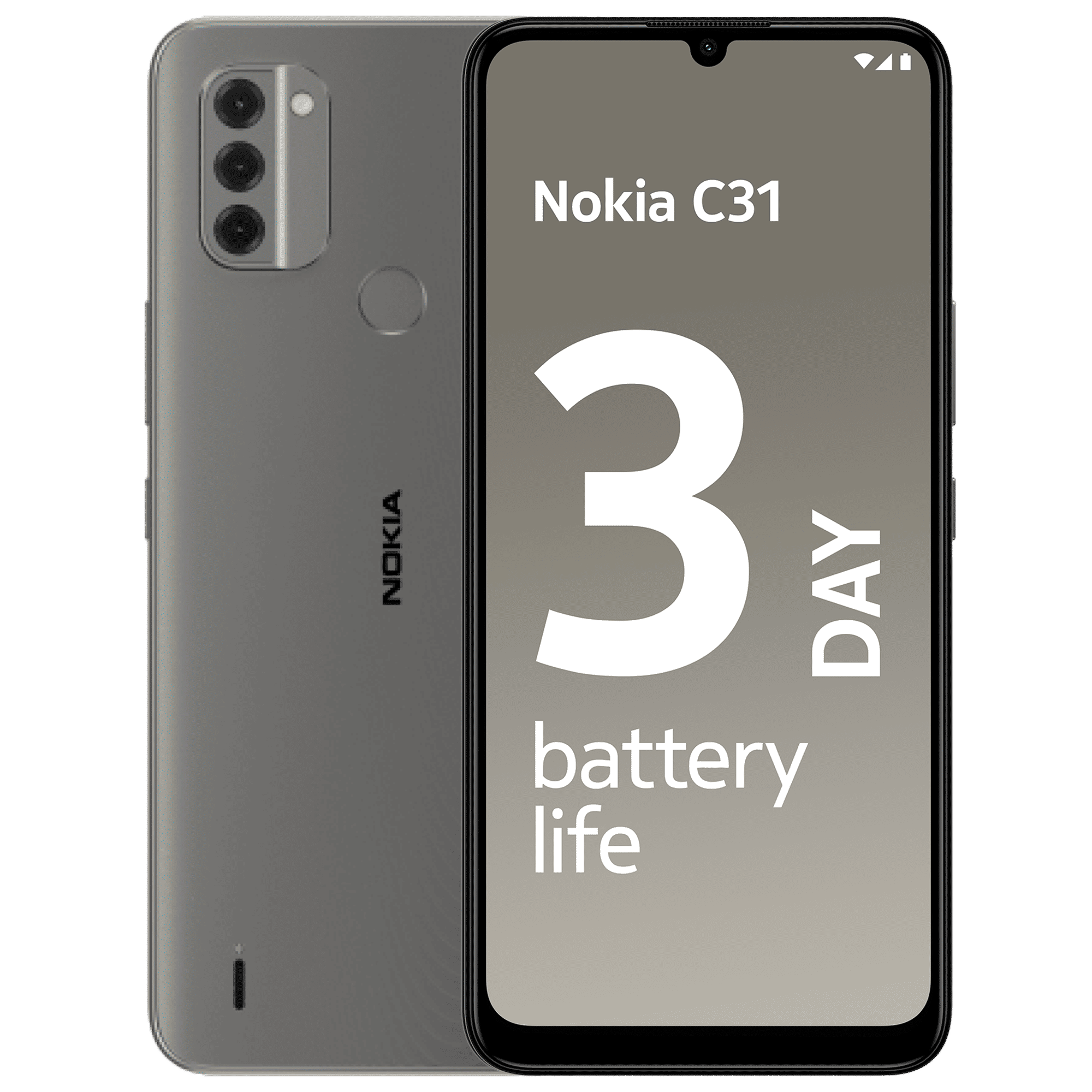 Buy Nokia C31 Plus (4GB RAM, 64GB, Charcoal Black) Online - Croma