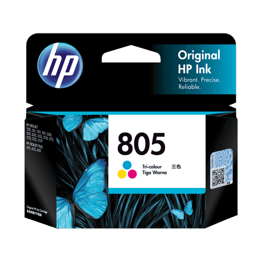 Buy HP 805 Original Ink Cartridge (100 Page Yield, 3YM72AA, Tri-color ...