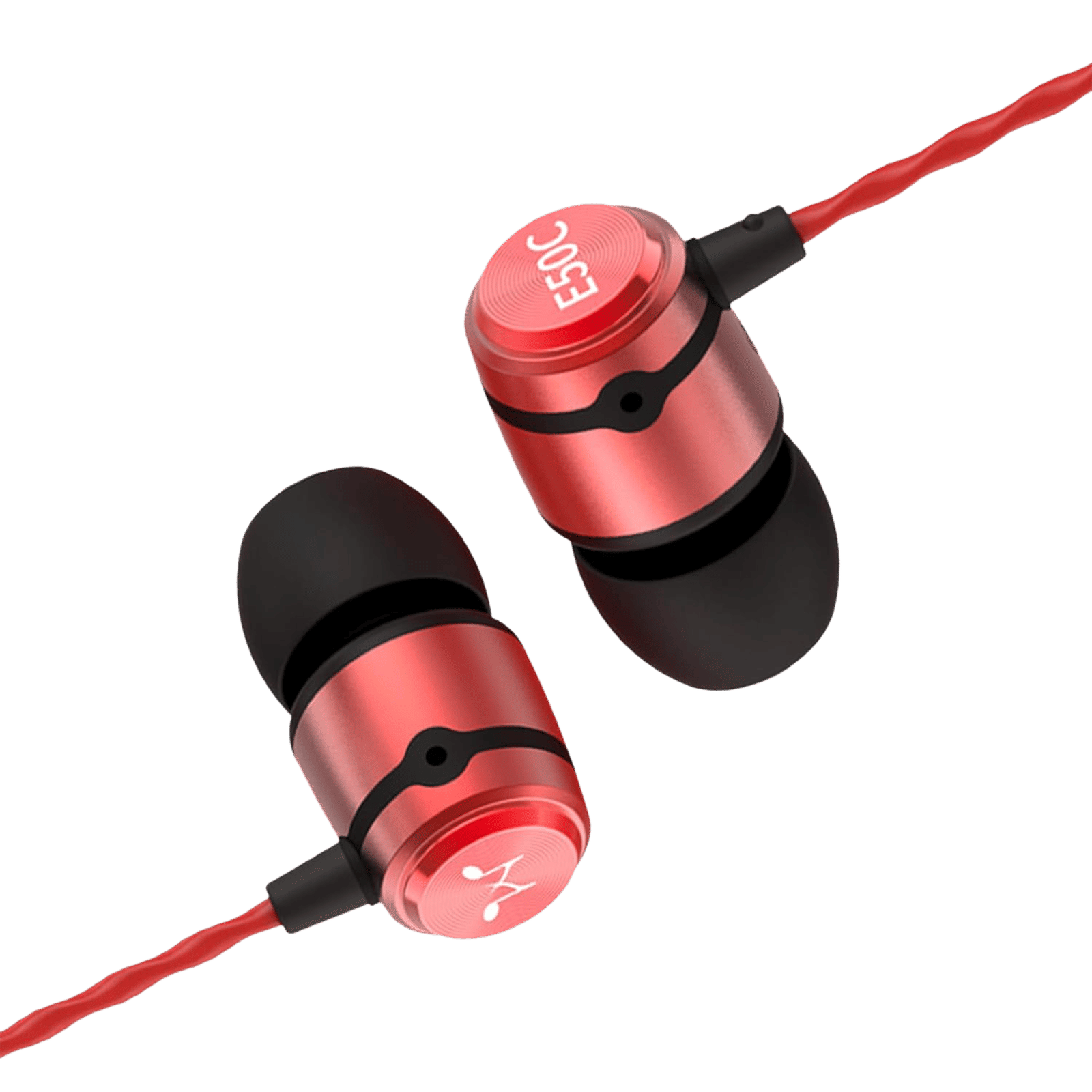 Buy SoundMAGIC E50C Wired Earphone with Mic (In Ear, Red) Online - Croma