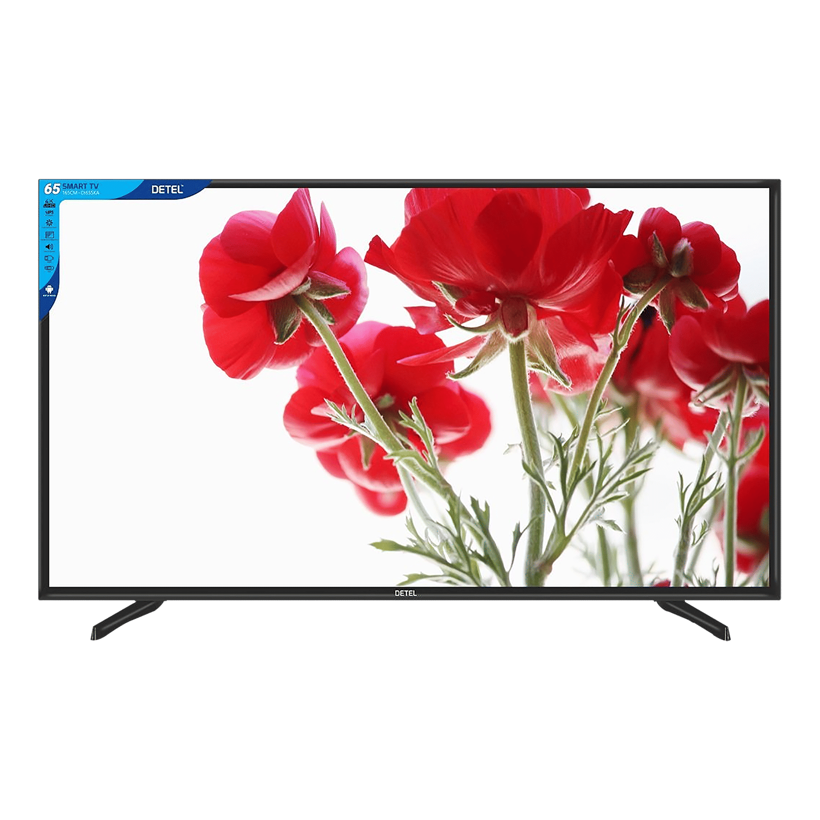 Buy DETEL 165 cm (65 inch) 4K Ultra HD LED Android TV with Dual ...