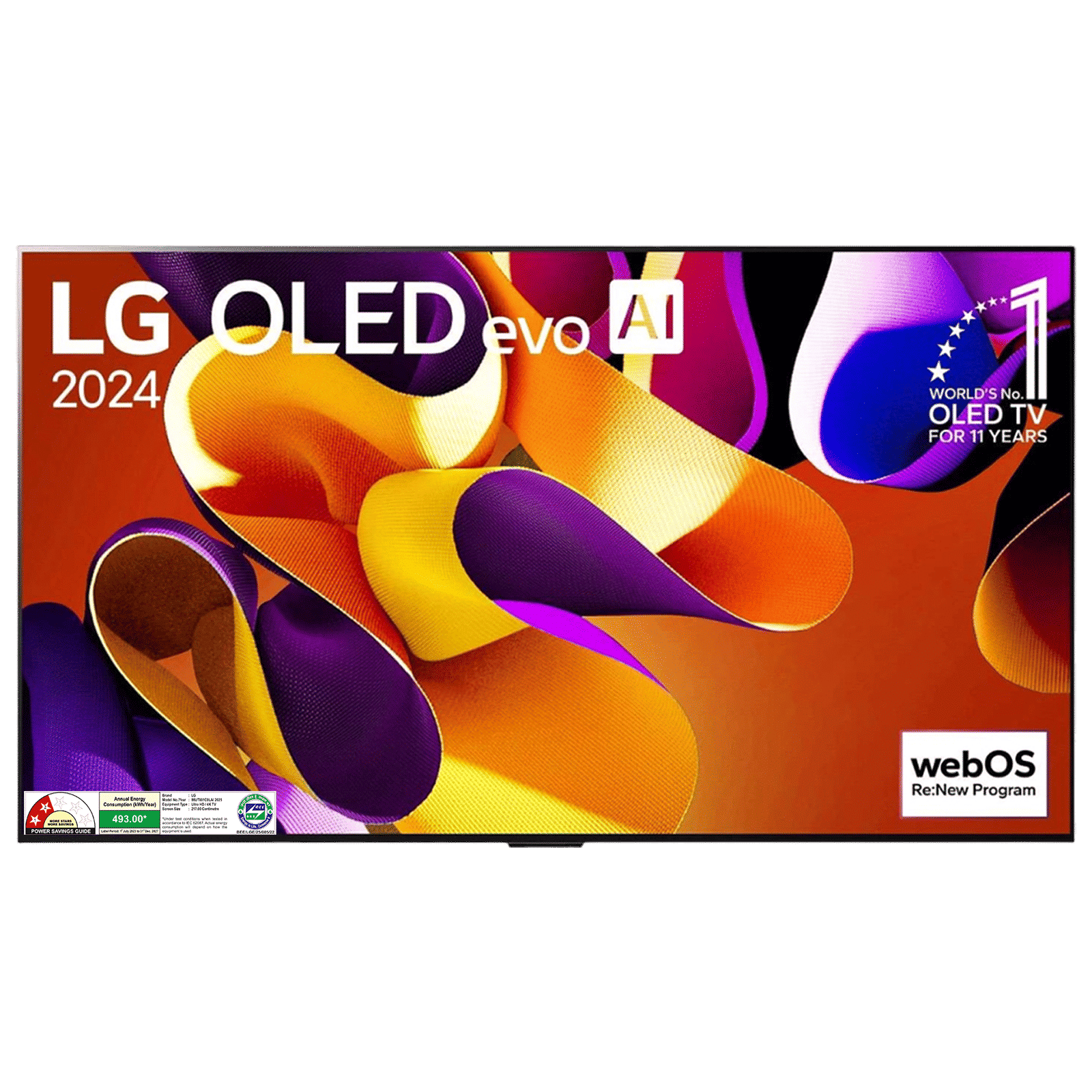 Buy LG evo AI G4 195 cm (77 inch) OLED 4K Ultra HD Smart WebOS TV with ...