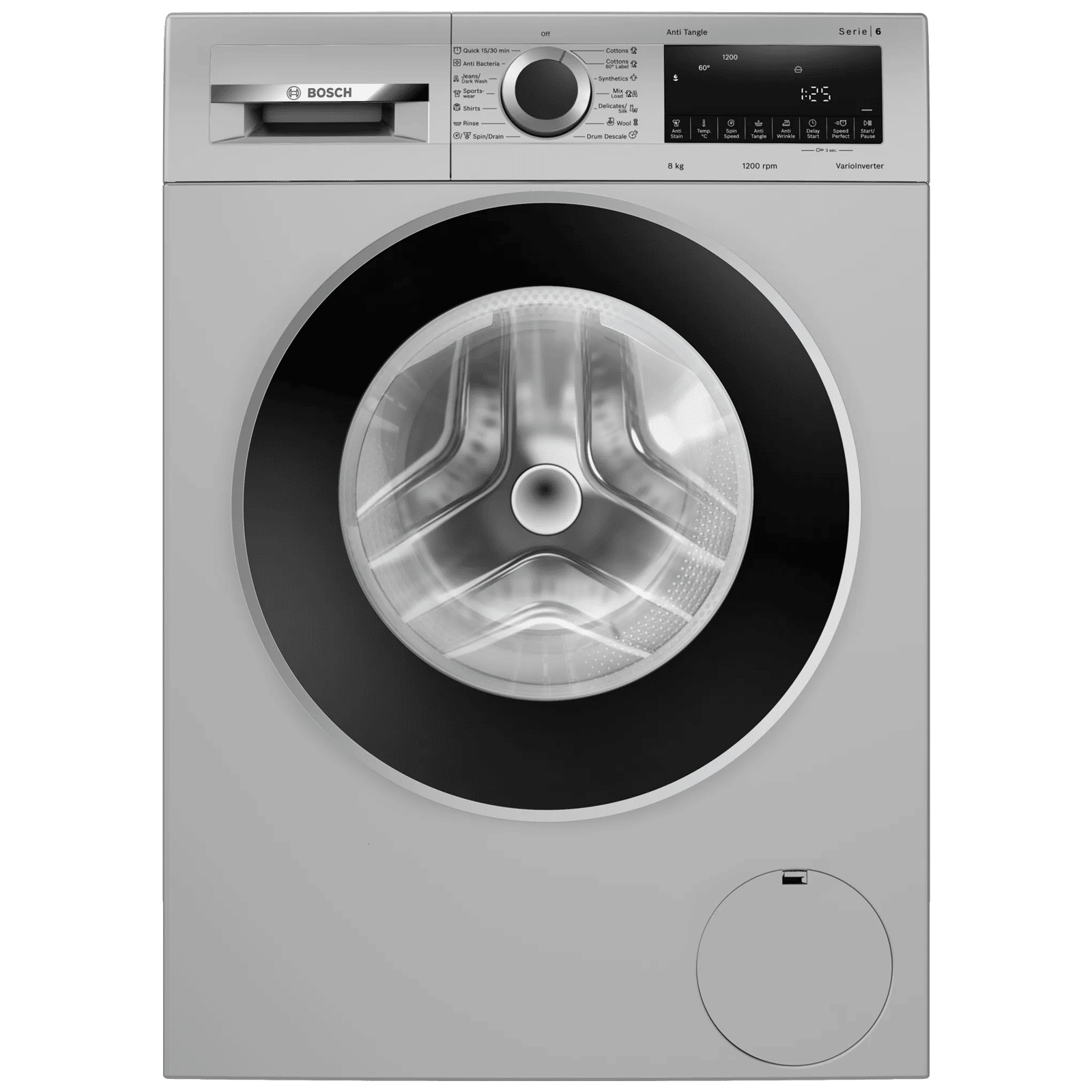 Buy BOSCH 8 kg Fully Automatic Front Load Washing Machine (Series 6 ...