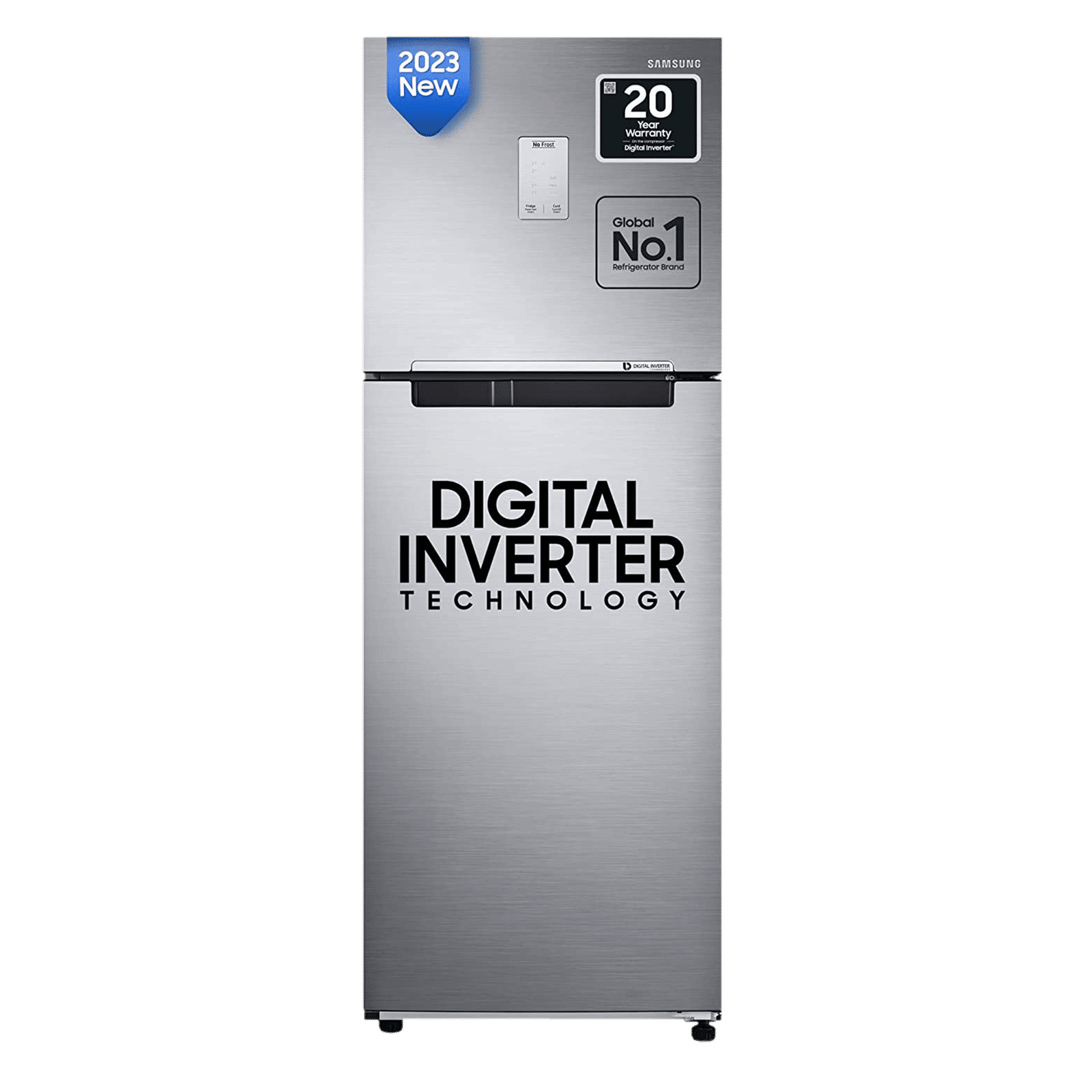 Buy SAMSUNG 224 Litres 2 Star Frost Free Double Door Refrigerator with ...