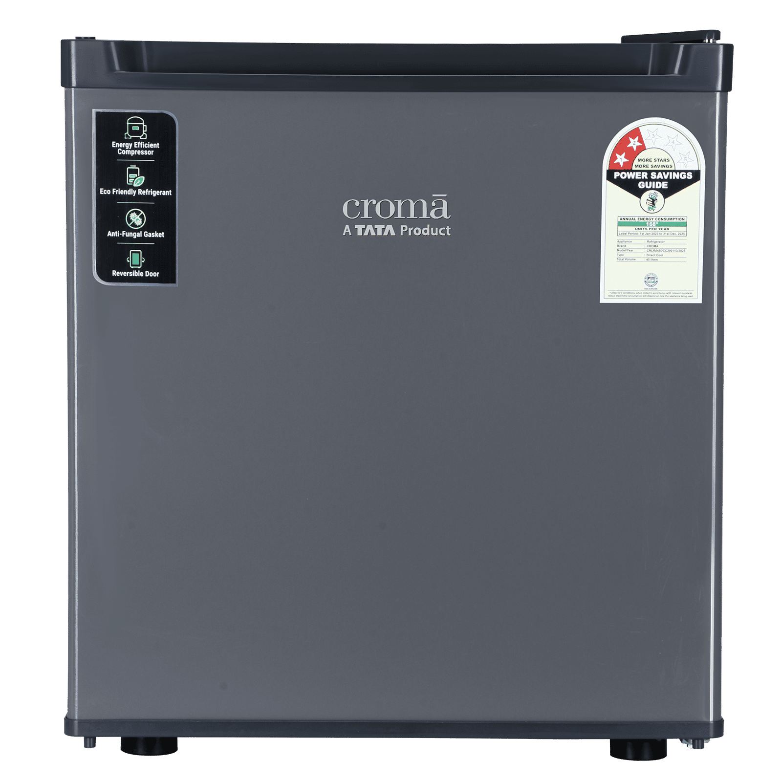 Croma 45 Litres 2 Star Direct Cool Single Door Refrigerator with Anti ...