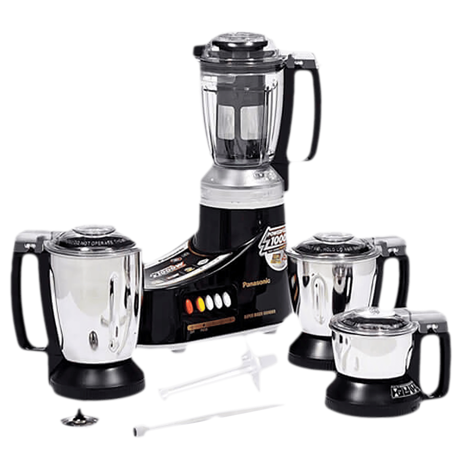 Buy Panasonic 550 Watt 4 Jars Juicer Mixer Grinder (Double Safety Lock ...