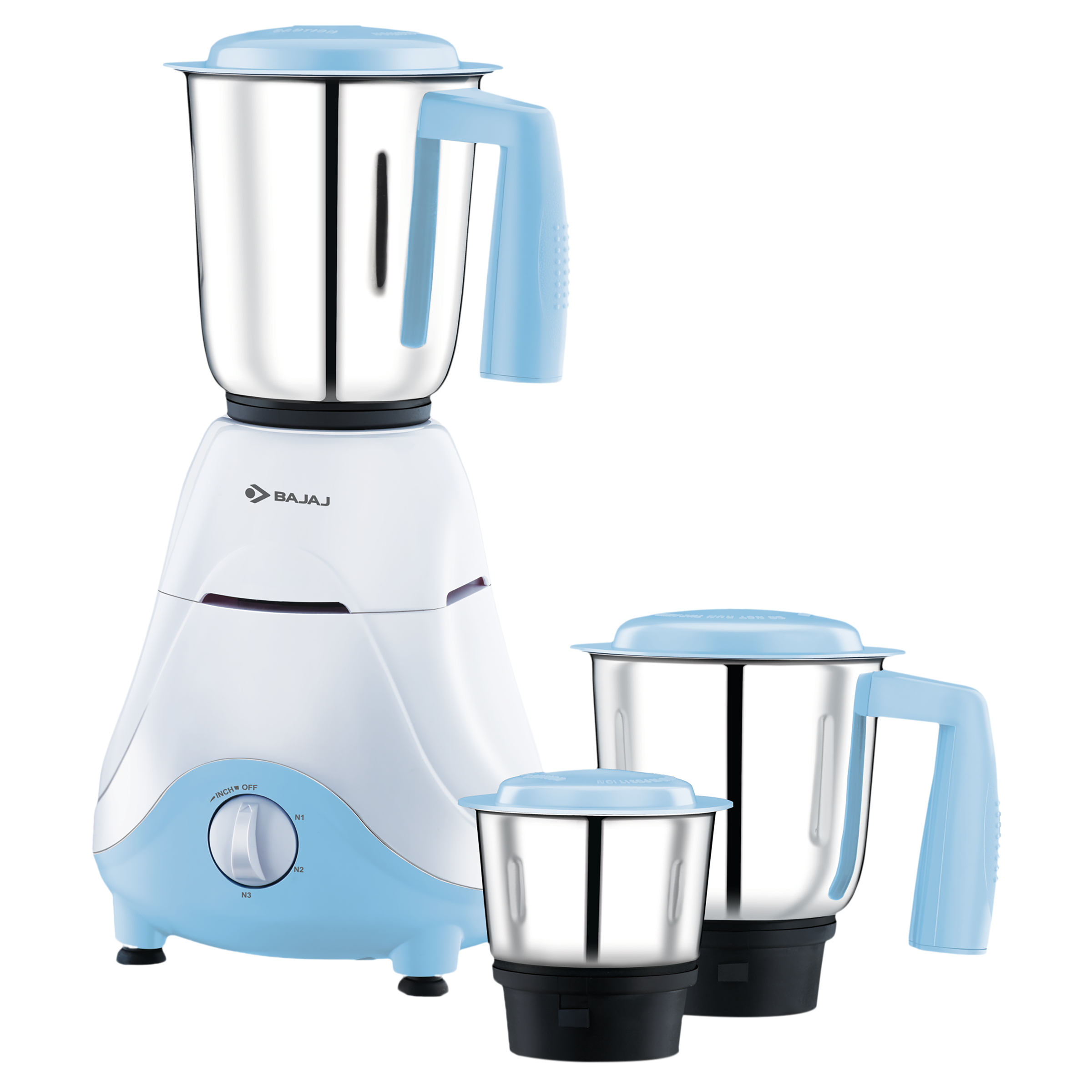 Buy Bajaj GX 500 Watt 3 Jars Mixer Grinder (18000 RPM, 3 Speed Control ...