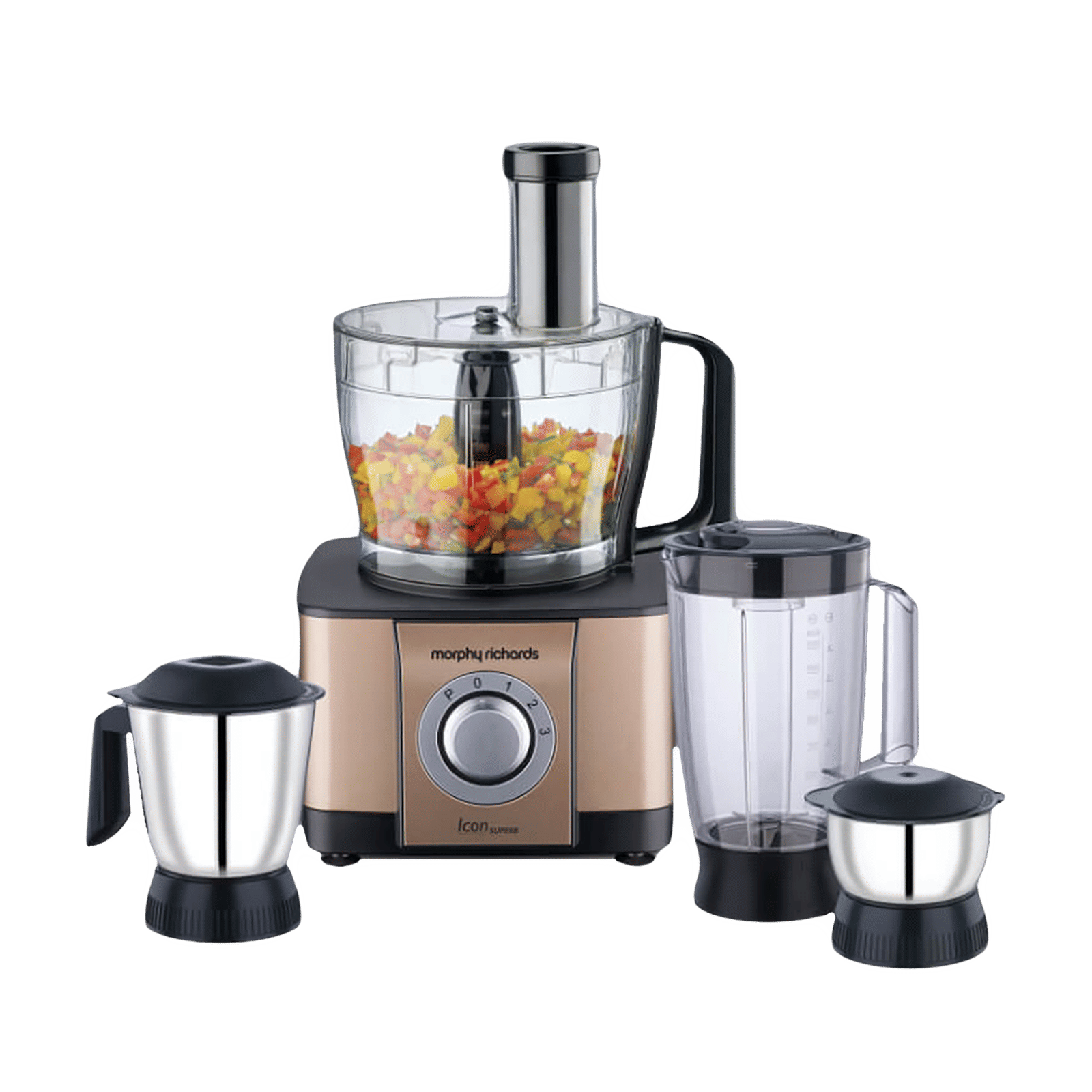Buy Morphy Richards Icon Superb 1000 Watt Food Processor with 6 Blades ...