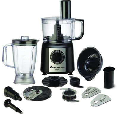 Buy BAJAJ FX 9 700 Watt Food Processor with 6 Blades (Black & Silver ...