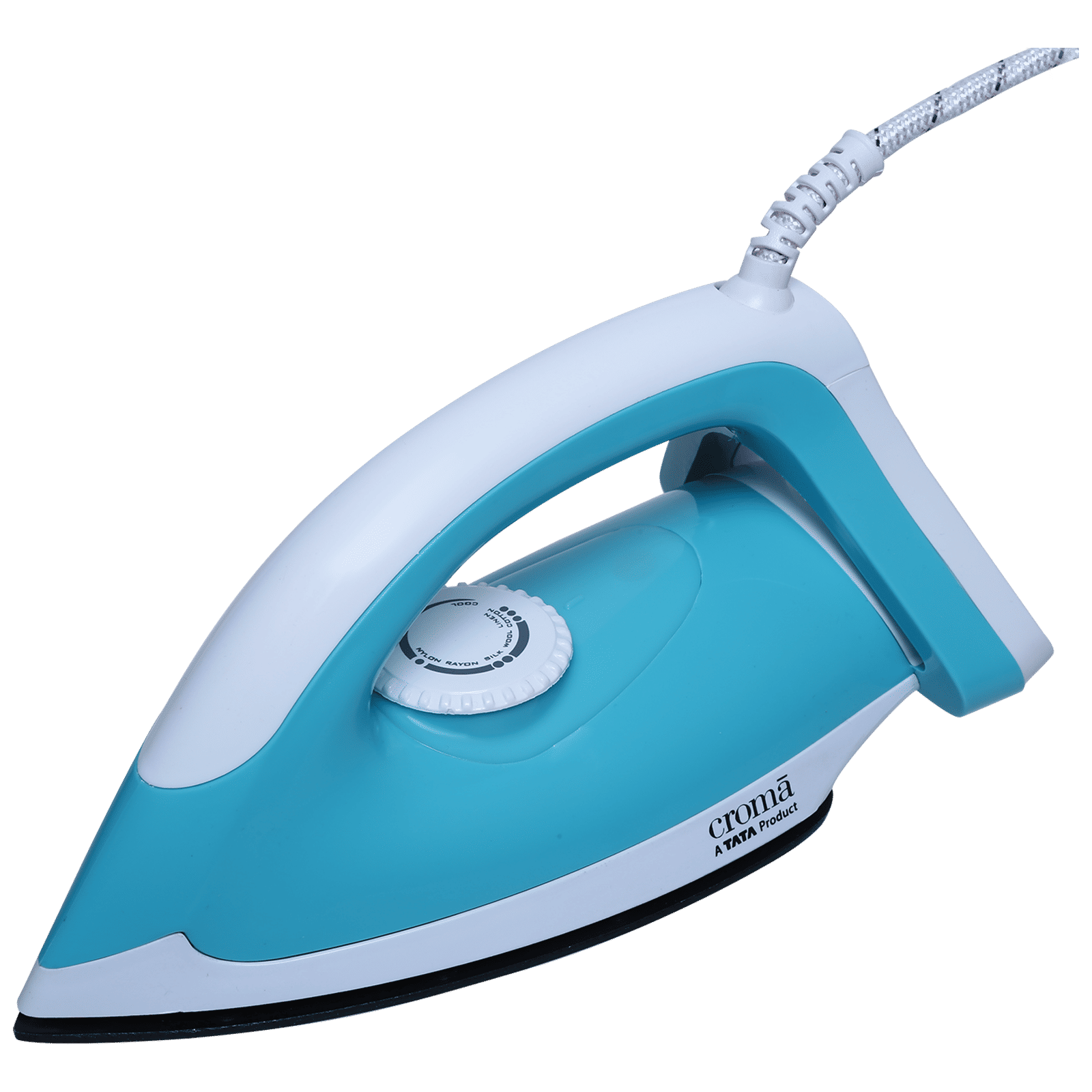 Buy Croma 1000 Watts Dry Iron (Weilburger Dual Coat Soleplate, Blue ...