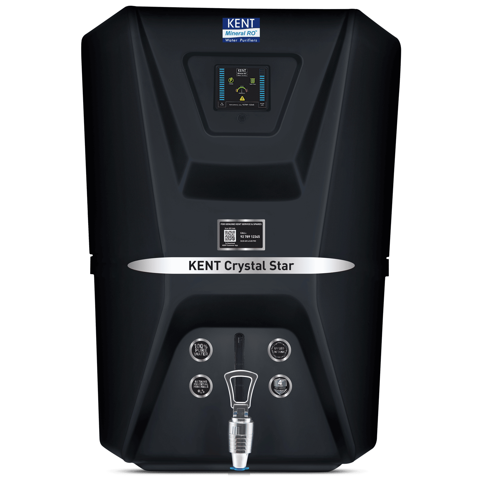 Buy KENT Crystal Star-B 11L Gravity Based Water Purifier with Zero ...